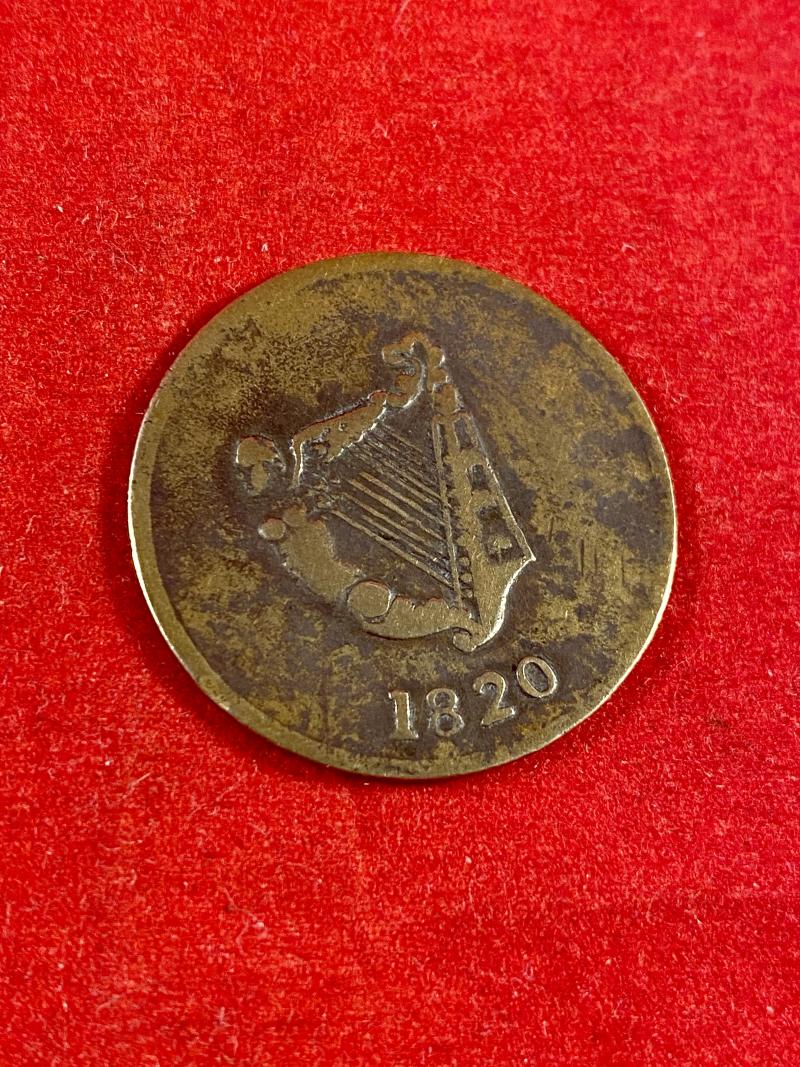 BOAS Militaria | Unusual King George III Irish Token 1820