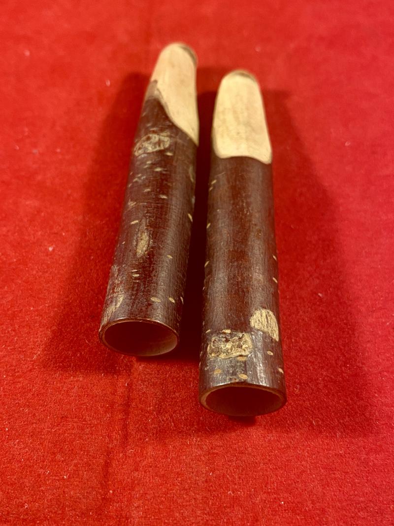 BOAS Militaria | Two Unusual WW1 German Officer’s Hazelnut Wood Cigar ...