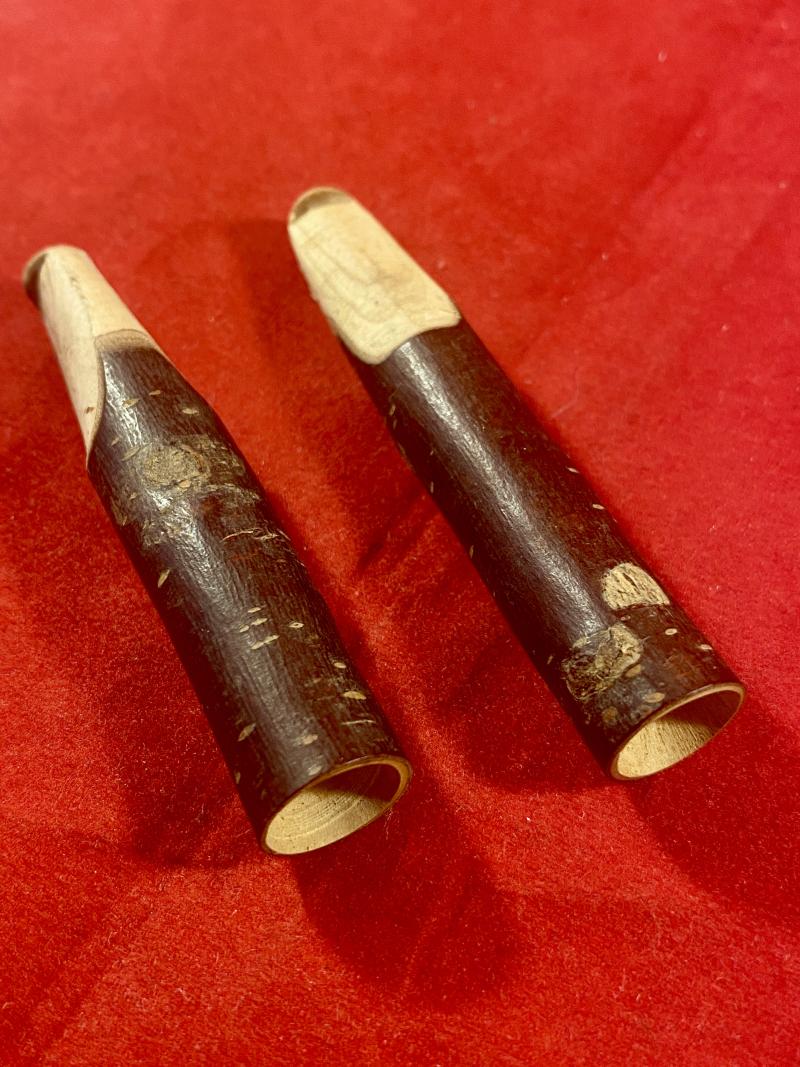 BOAS Militaria | Two Unusual WW1 German Officer’s Hazelnut Wood Cigar ...