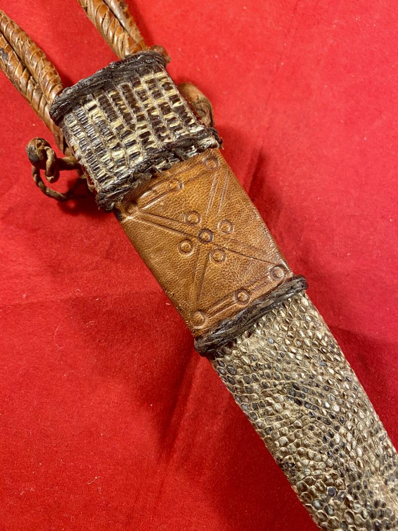 BOAS Militaria | East African Sudanese Arm Dagger with Sheath and Arm Ring