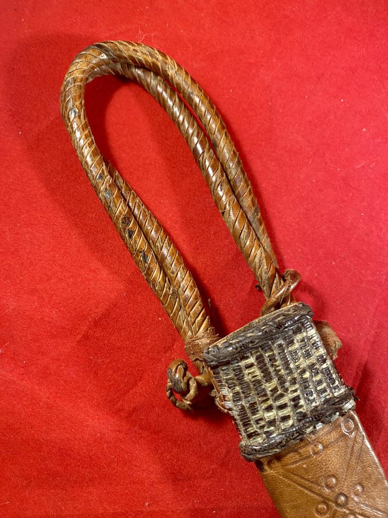 BOAS Militaria | East African Sudanese Arm Dagger with Sheath and Arm Ring