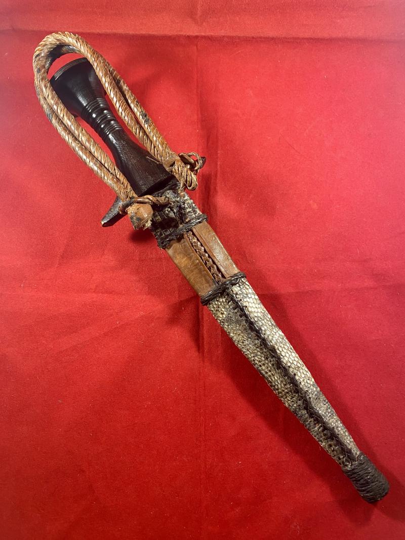BOAS Militaria | East African Sudanese Arm Dagger with Sheath and Arm Ring