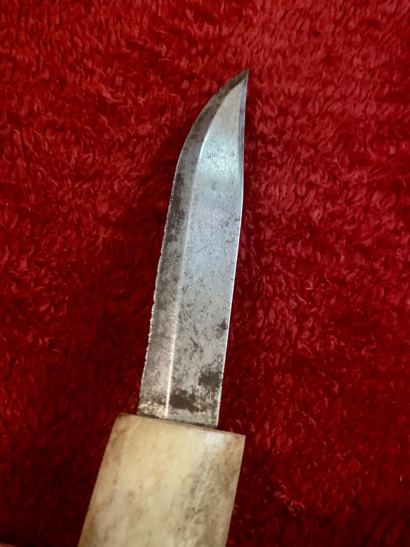 BOAS Militaria | Vintage Canadian Inuit People’s Knife with Scrimshaw ...