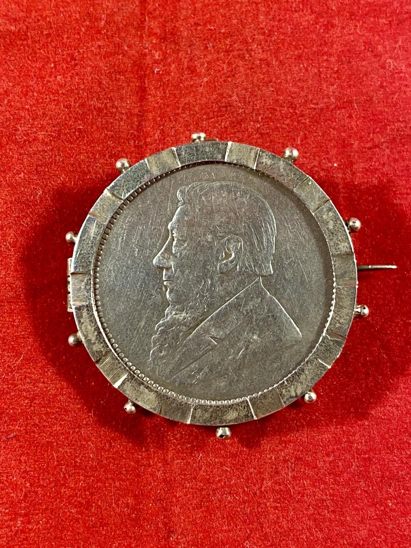BOAS Militaria | Boer War Coin Brooch made from a 2-Shilling Silver ...