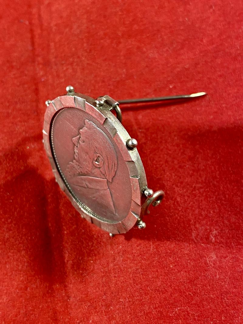 BOAS Militaria | Boer War Coin Brooch made from a 2-Shilling Silver ...