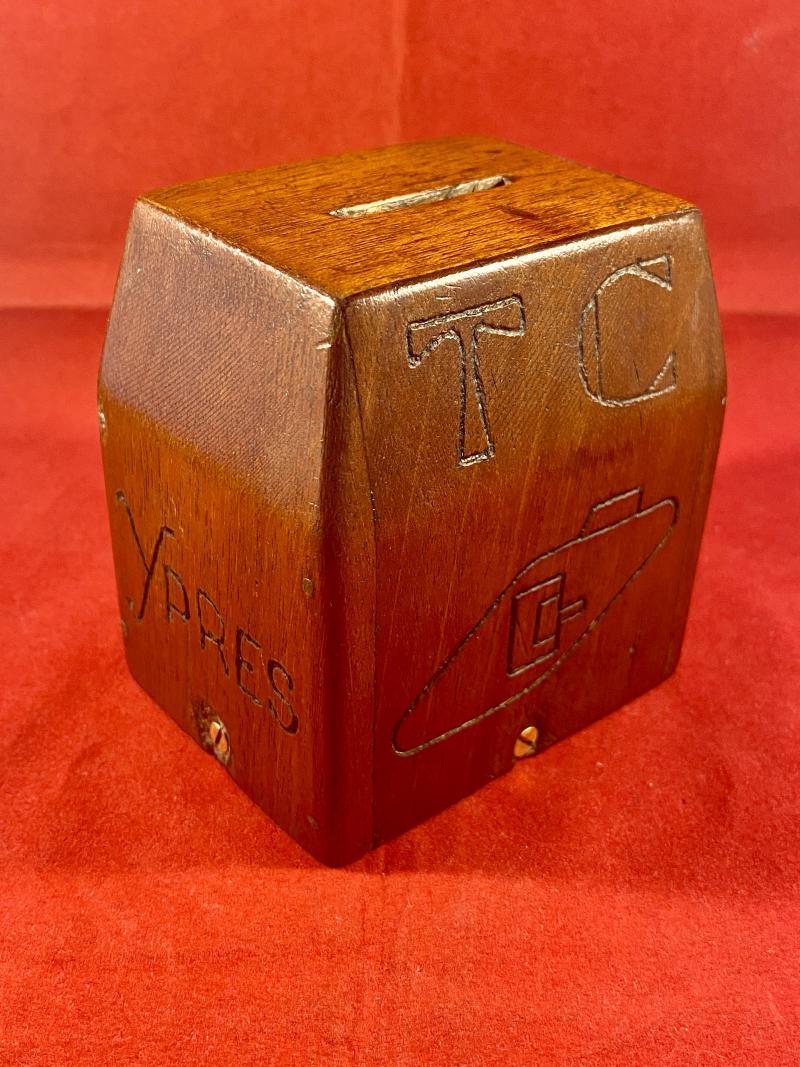BOAS Militaria | Unusual British WW1 Trench Art “Tank Corps” Wooden ...