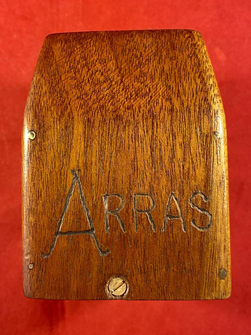 BOAS Militaria | Unusual British WW1 Trench Art “Tank Corps” Wooden ...