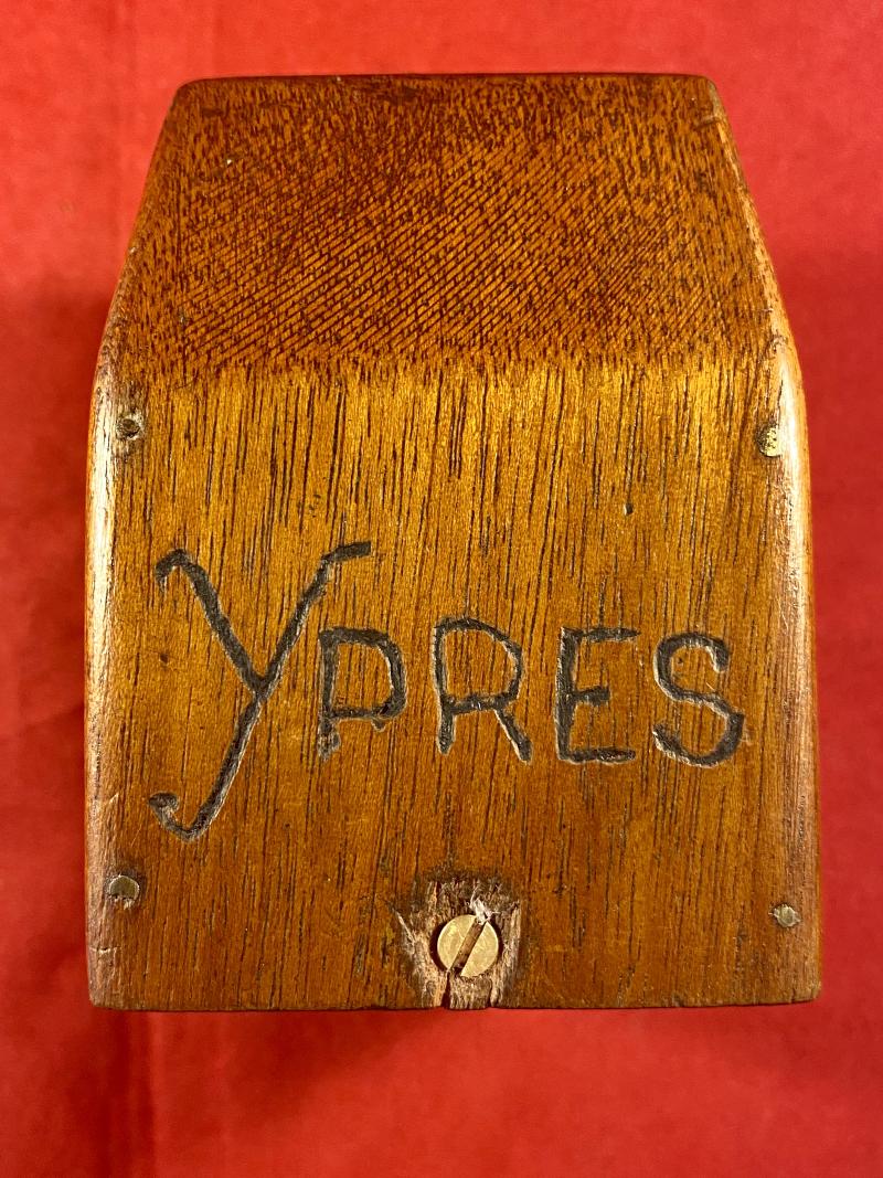 BOAS Militaria | Unusual British WW1 Trench Art “Tank Corps” Wooden ...