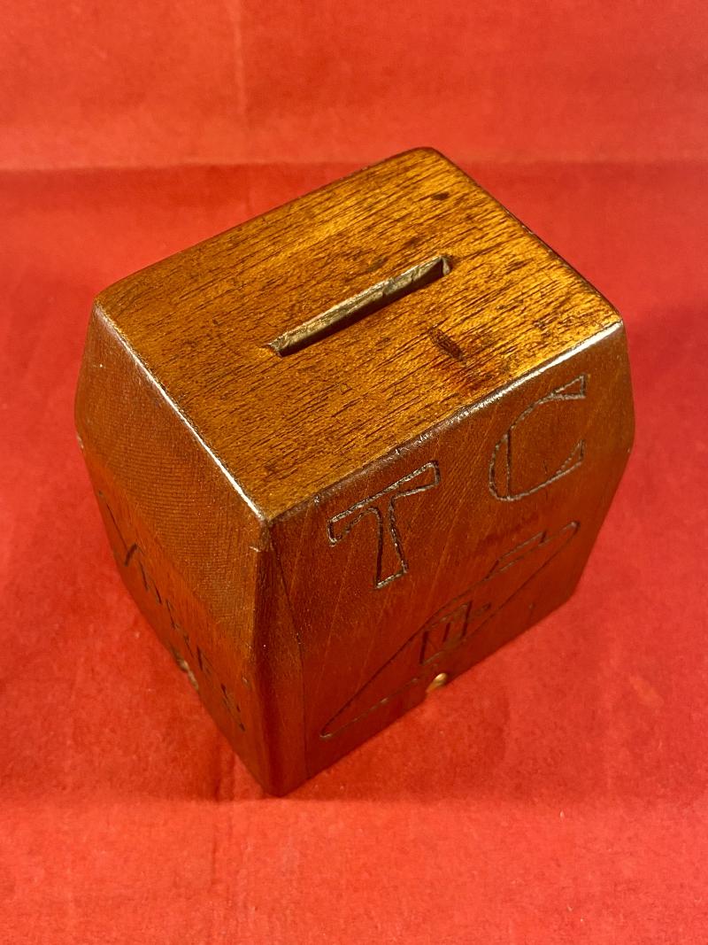 BOAS Militaria | Unusual British WW1 Trench Art “Tank Corps” Wooden ...