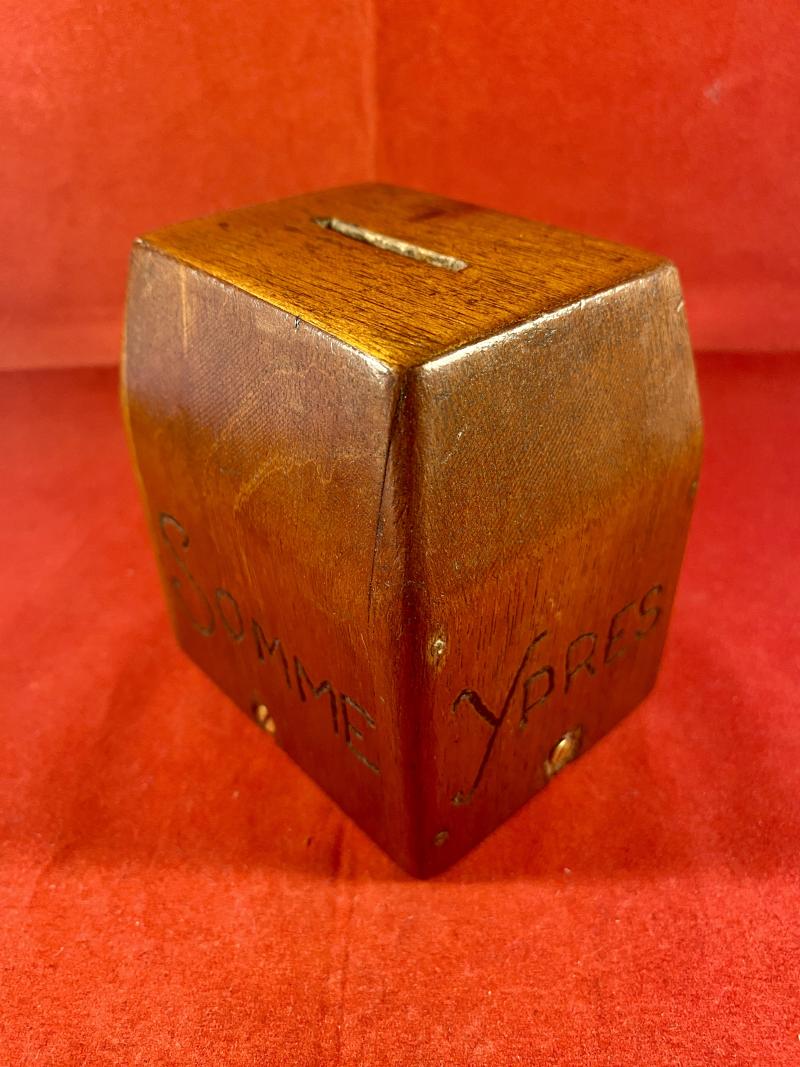 BOAS Militaria | Unusual British WW1 Trench Art “Tank Corps” Wooden ...