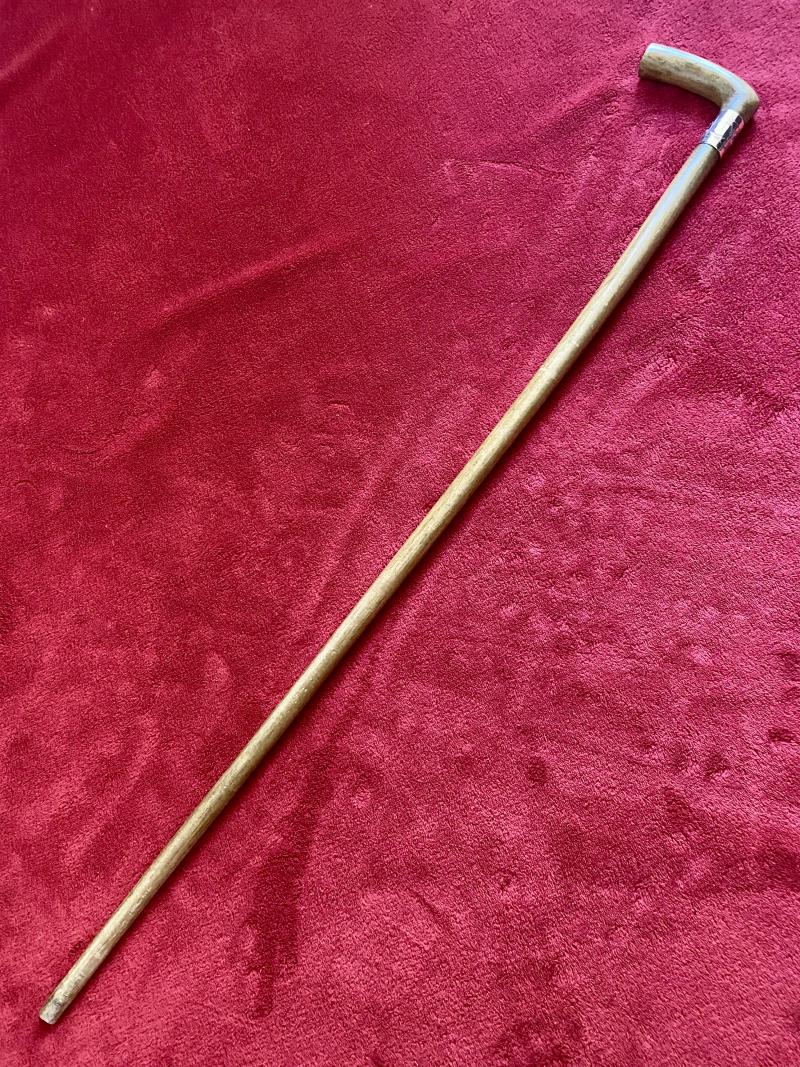 BOAS Militaria | Antique Oak and Copper Memorial Walking Stick made ...