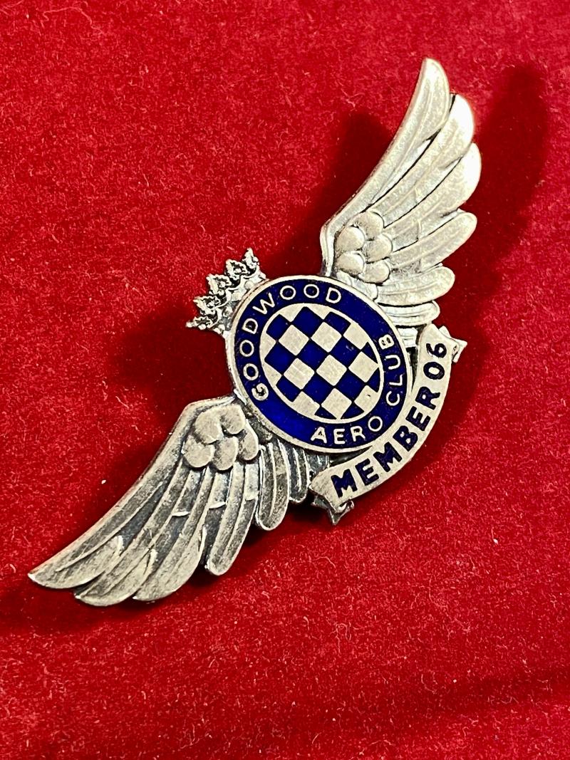 BOAS Militaria | Genuine Vintage Goodwood Aero Club Member 06 “Winged ...