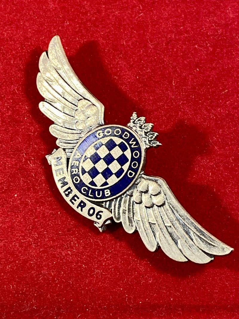 BOAS Militaria | Genuine Vintage Goodwood Aero Club Member 06 “Winged ...