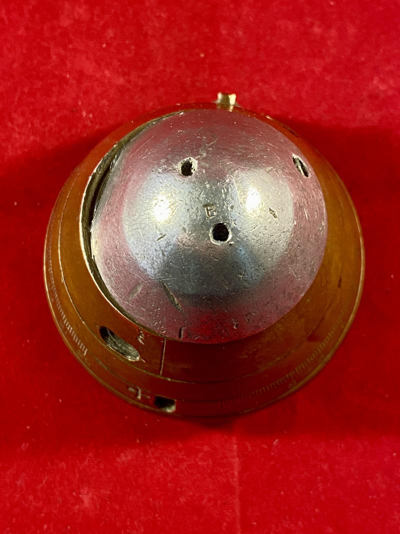 BOAS Militaria | INERT WW1 British No 80 IV.A Shrapnel Shell Brass Fuse ...