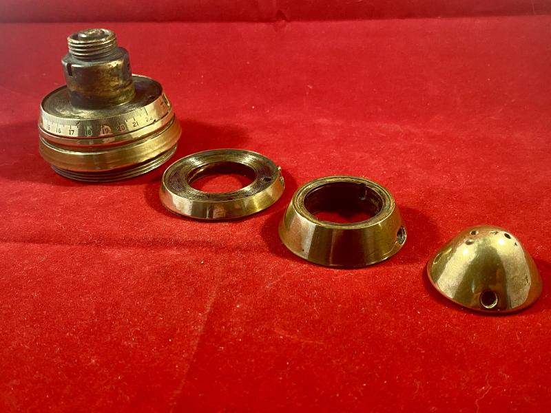 BOAS Militaria | INERT WW1 British No 80 Shrapnel Shell Brass Fuse Head ...
