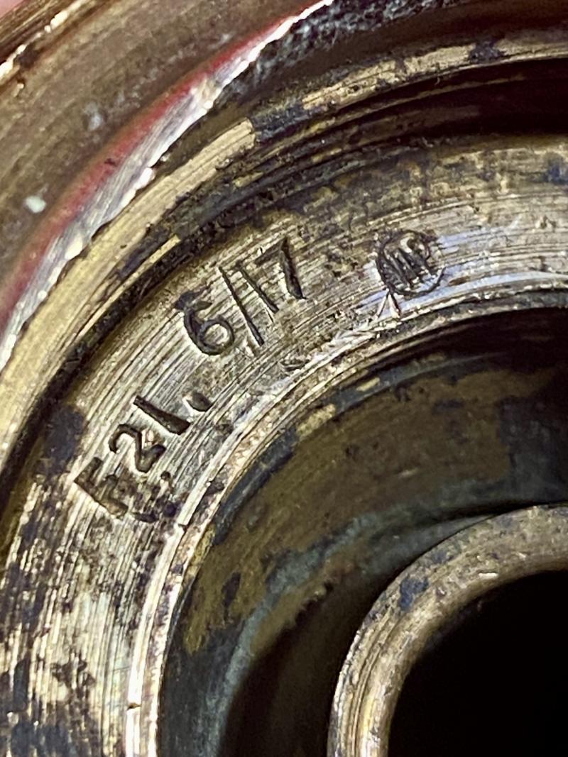 BOAS Militaria | INERT WW1 British No 80 Shrapnel Shell Brass Fuse Head ...