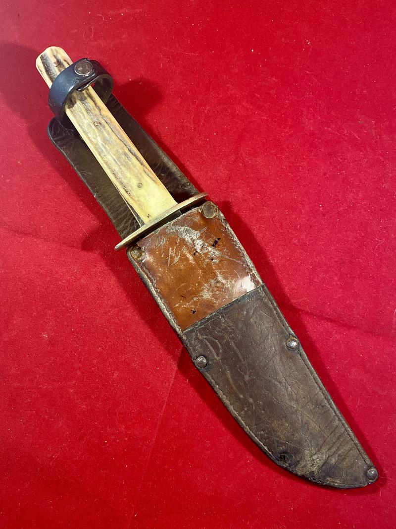 BOAS Militaria | Antique I*XL GEORGE WOSTENHOLM Stag Handled Bowie ...