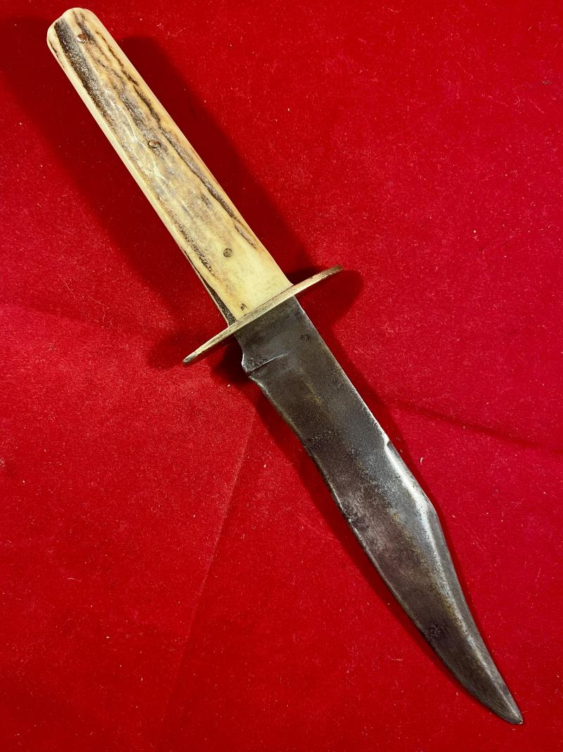 BOAS Militaria | Antique I*XL GEORGE WOSTENHOLM Stag Handled Bowie ...