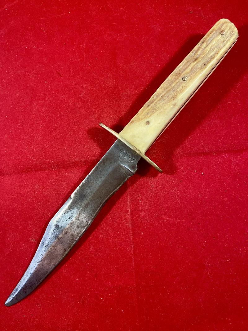 BOAS Militaria | Antique I*XL GEORGE WOSTENHOLM Stag Handled Bowie ...