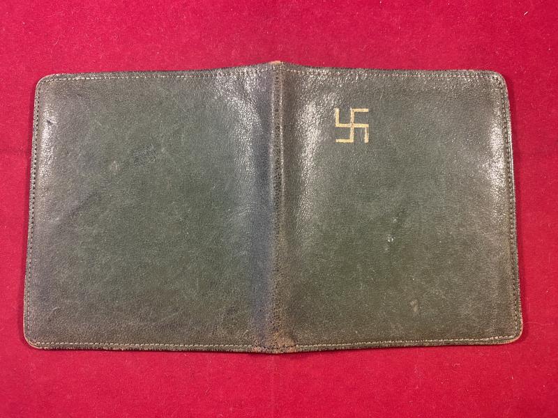 BOAS Militaria | WW2 German Nazi Leather Folding Banknote Wallet