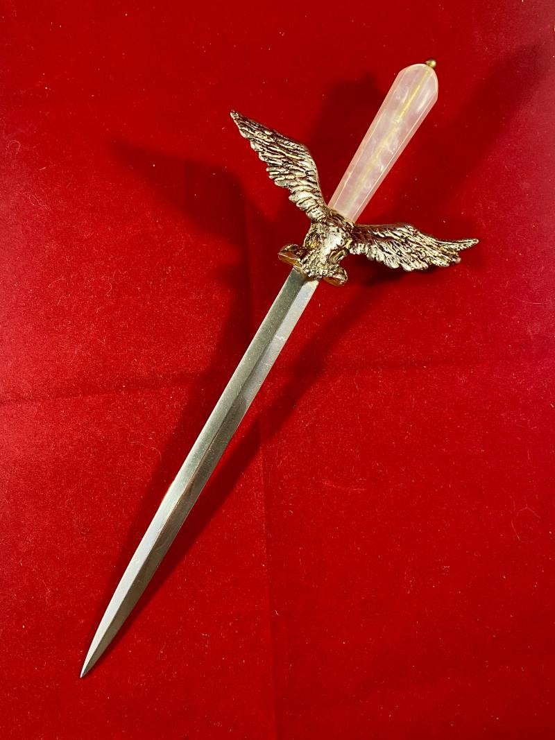 BOAS Militaria | Impressive Dagger Shaped Letter Opener with Detailed ...