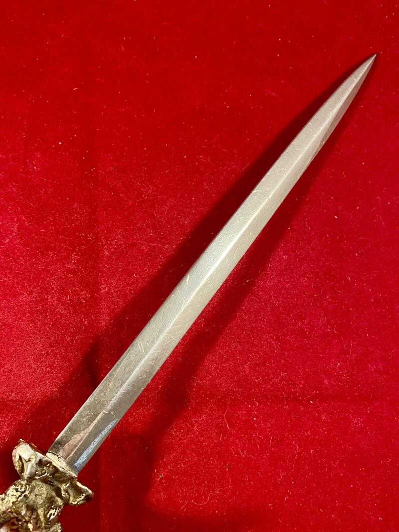 BOAS Militaria | Impressive Dagger Shaped Letter Opener with Detailed ...