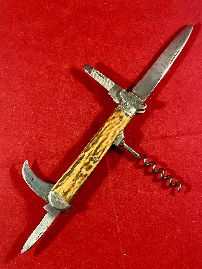 BOAS Militaria | Extra Photos of Multi-Function Hunters Lock Back Knife