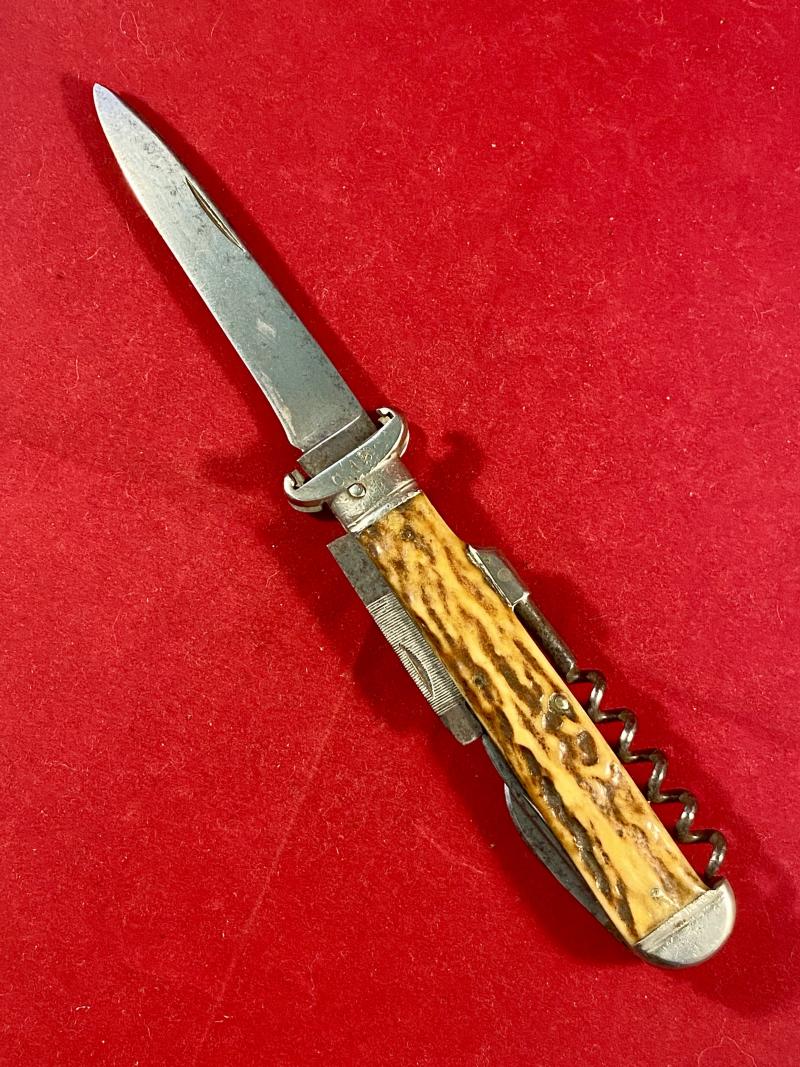 BOAS Militaria | Extra Photos of Multi-Function Hunters Lock Back Knife