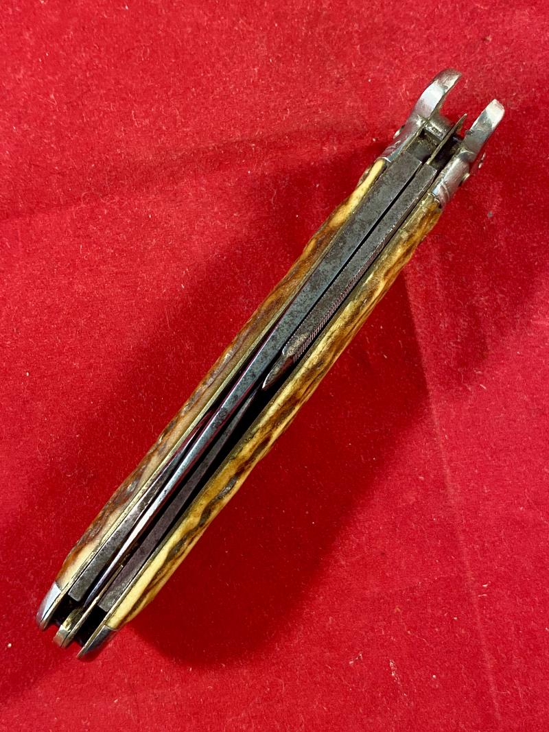 BOAS Militaria | Extra Photos of Multi-Function Hunters Lock Back Knife