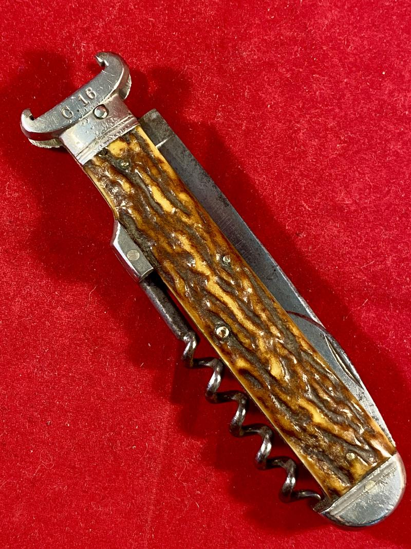 BOAS Militaria | Multi-Function Hunters Lock Back Knife with 12G & 16G ...