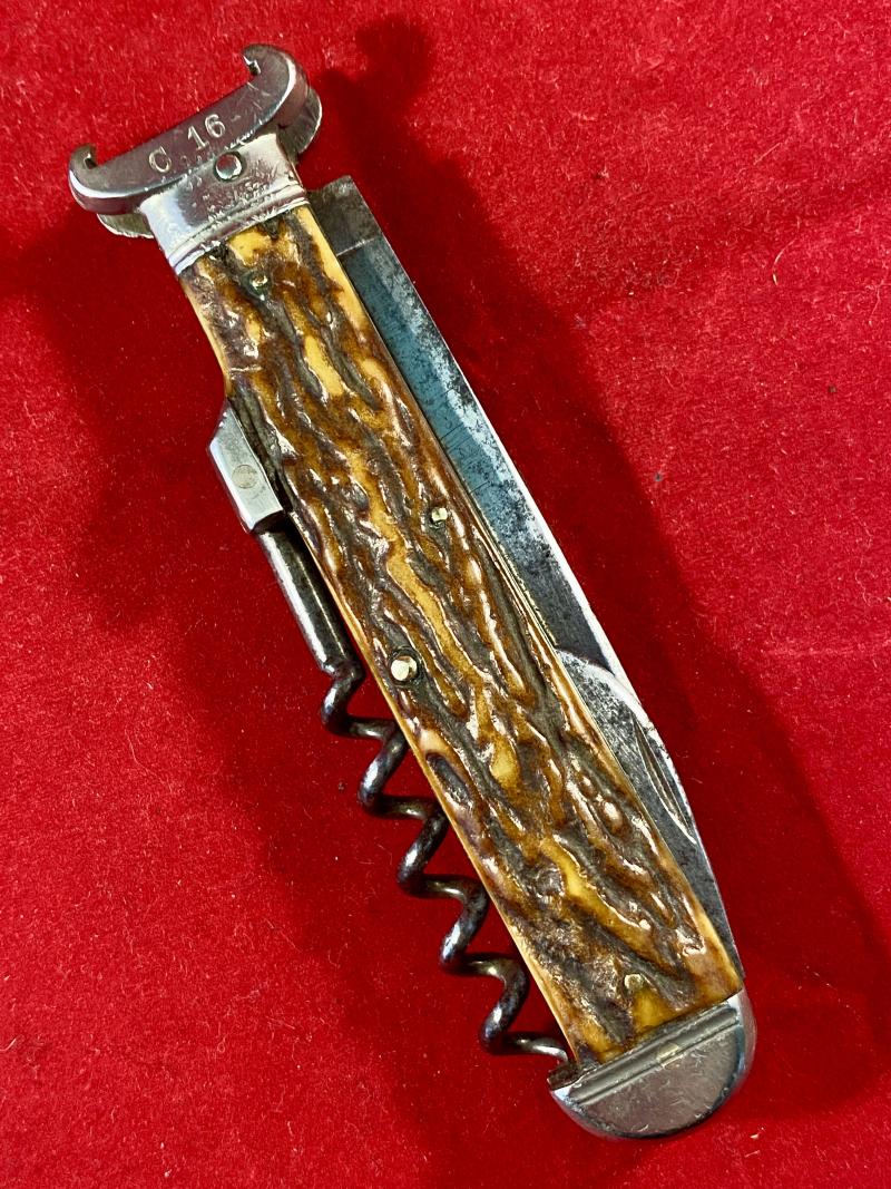 BOAS Militaria | Multi-Function Hunters Lock Back Knife with 12G & 16G ...