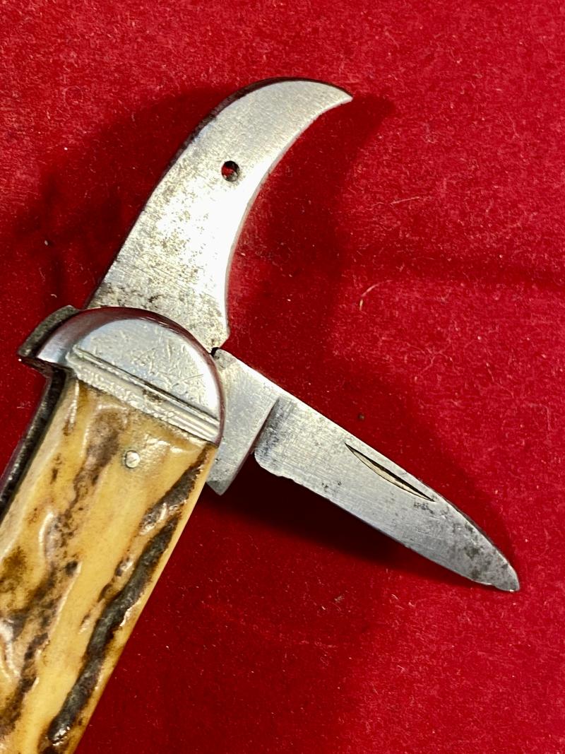 BOAS Militaria | Multi-Function Hunters Lock Back Knife with 12G & 16G ...