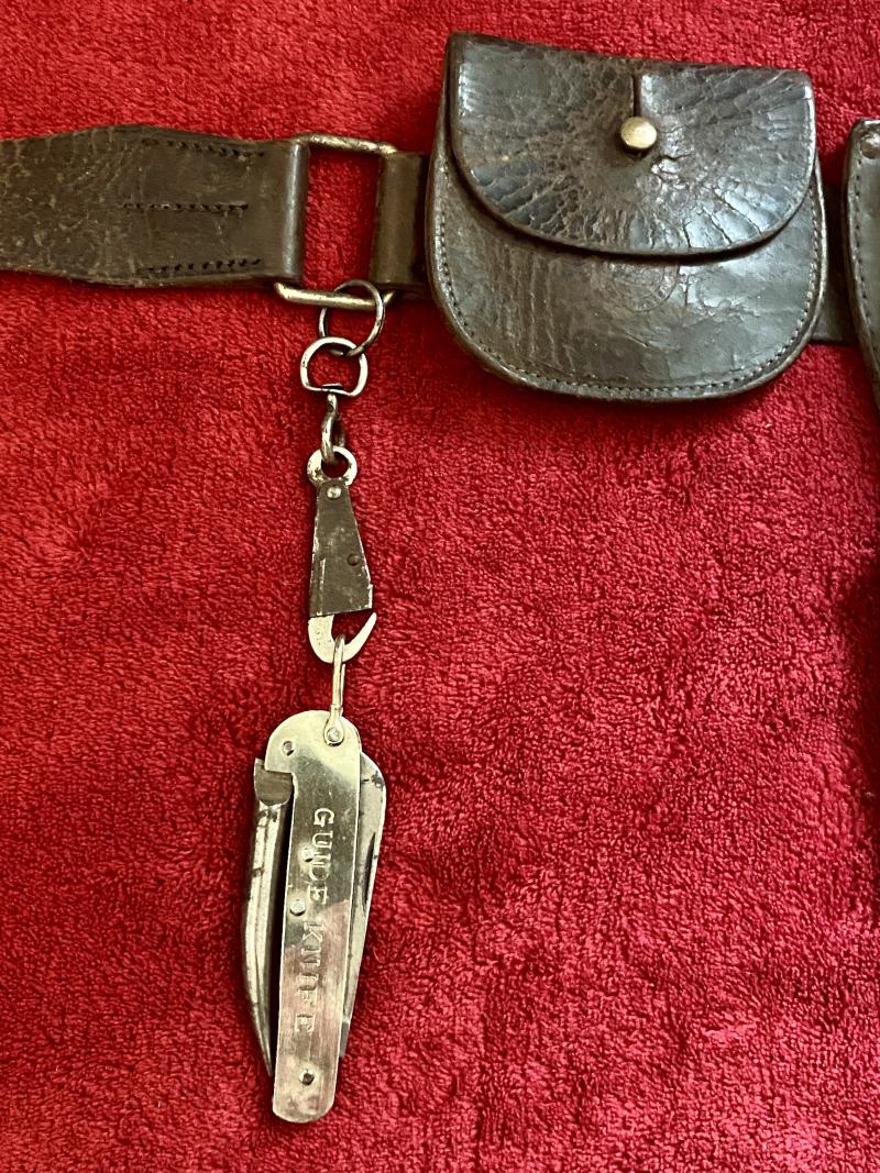 BOAS Militaria | Antique Girl Guides Belt with Full Utility Set ...