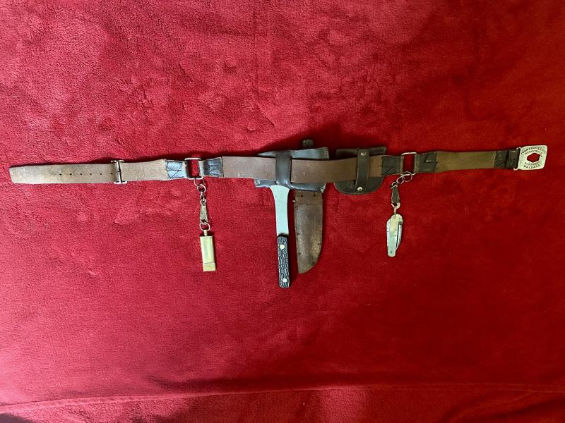 BOAS Militaria | Antique Girl Guides Belt with Full Utility Set ...