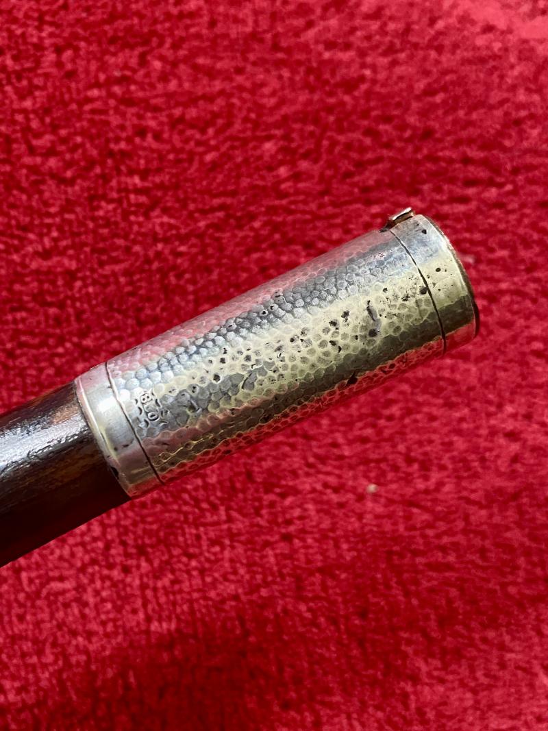 BOAS Militaria | Fine Antique Bamboo Cane Short Sword Stick with 800 ...