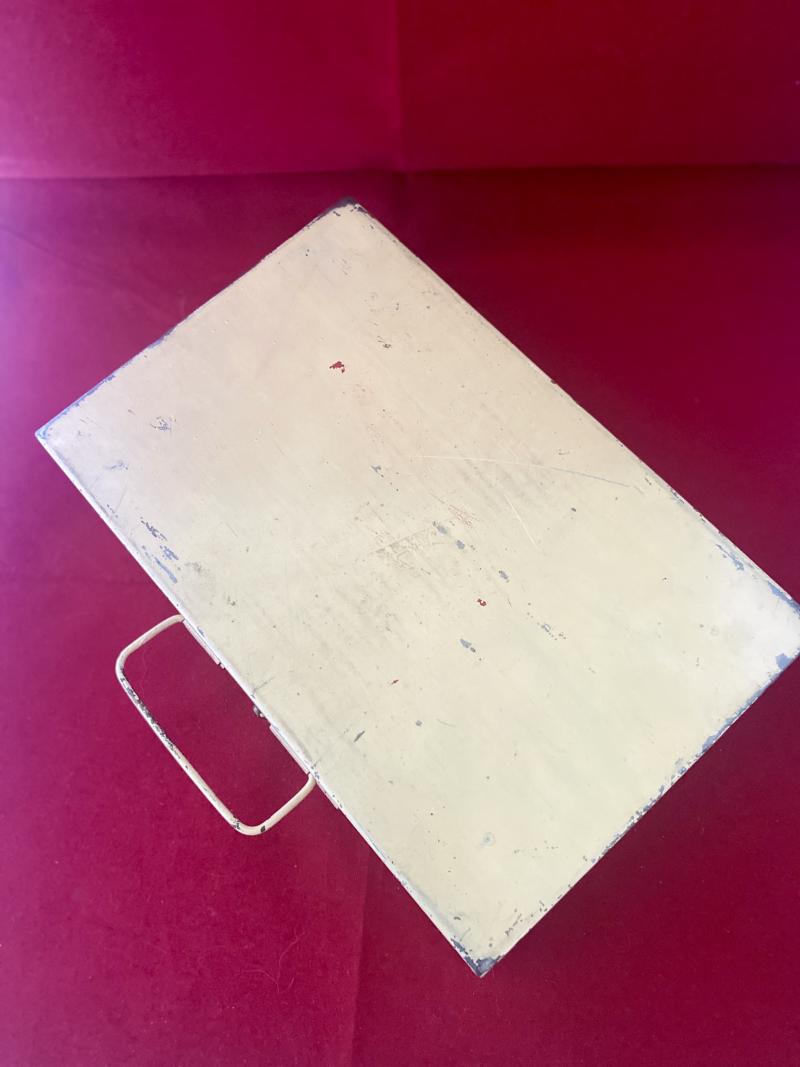 BOAS Militaria | Useful WW2 British Military WD Arrow Marked 9.25” Wide Tin