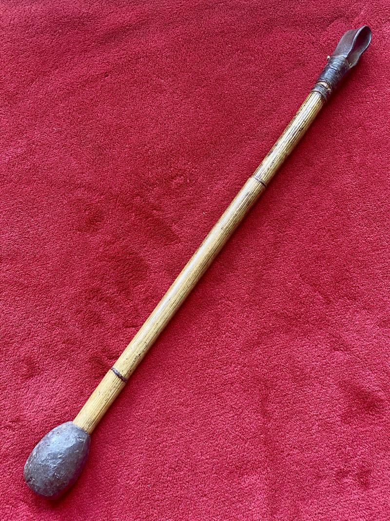 BOAS Militaria | Original 23” WWI Trench Raiding Club with Large Lead Head