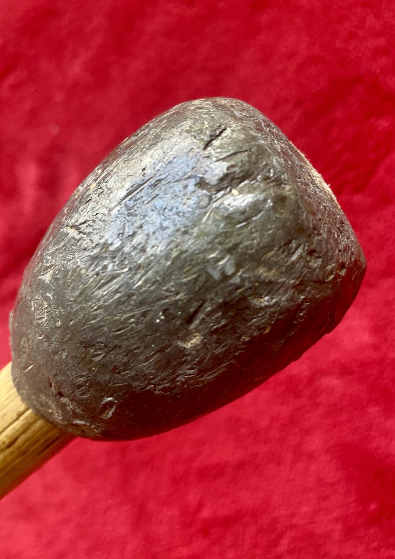 BOAS Militaria | Original 23” WWI Trench Raiding Club with Large Lead Head
