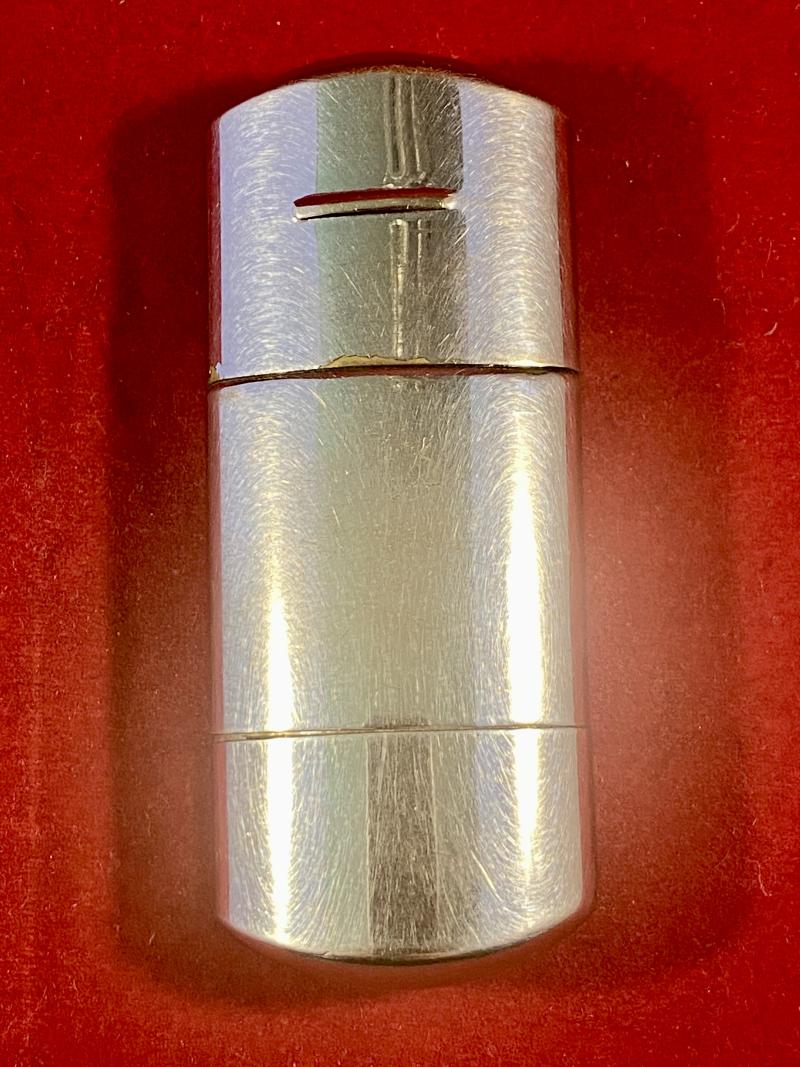 BOAS Militaria | WW2 British Chromed Brass “TOMMY” Lighter c1940
