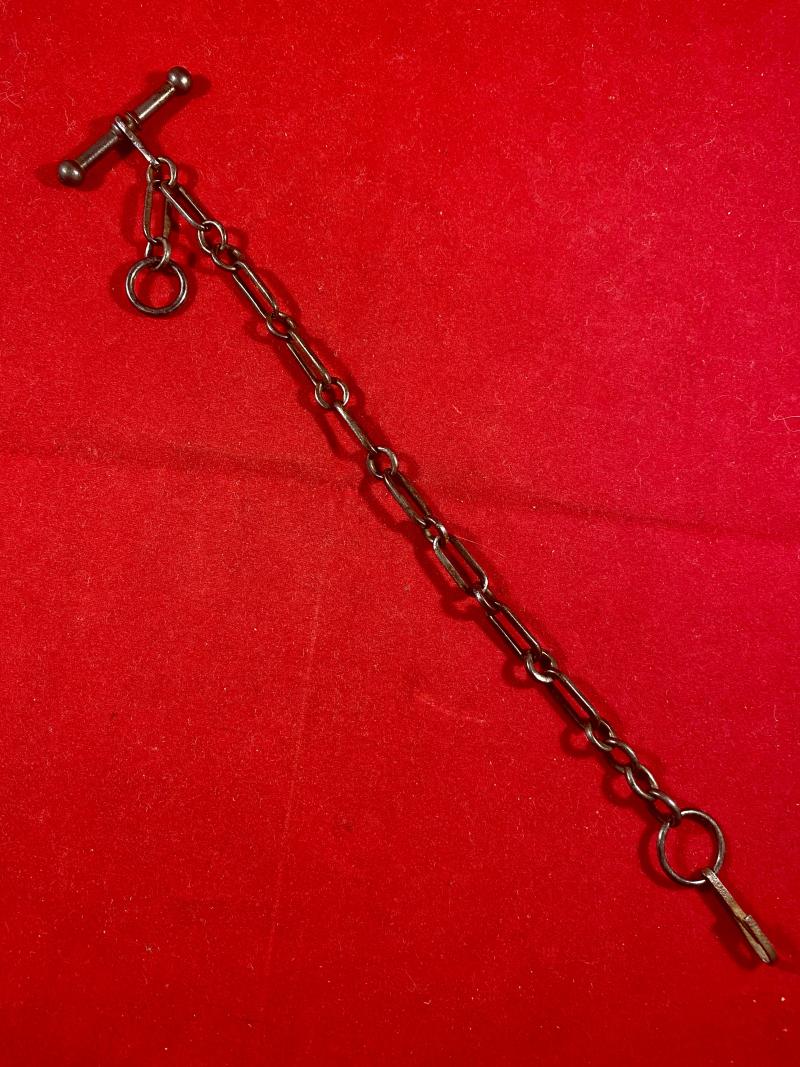 BOAS Militaria | Rare Georgian Period Cut-Steel Pocket Watch Chain c1820