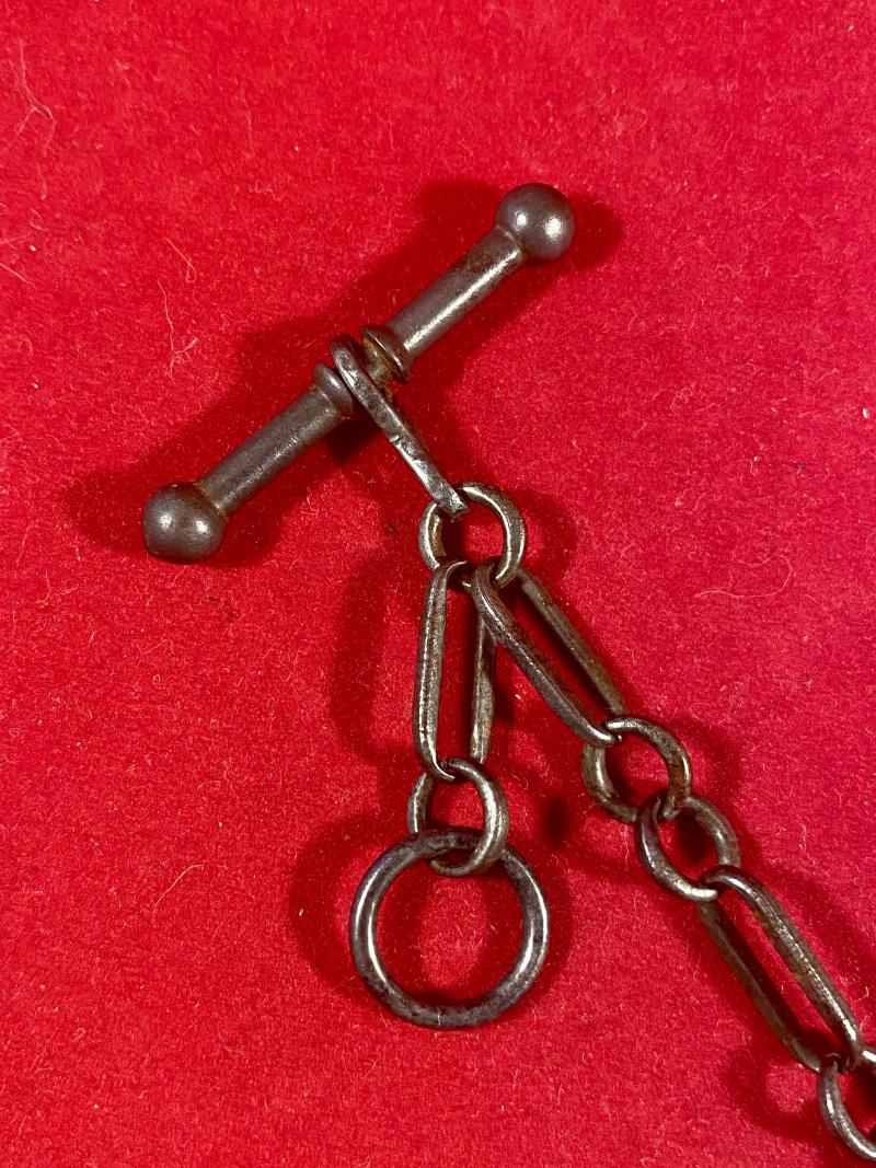 BOAS Militaria | Rare Georgian Period Cut-Steel Pocket Watch Chain c1820