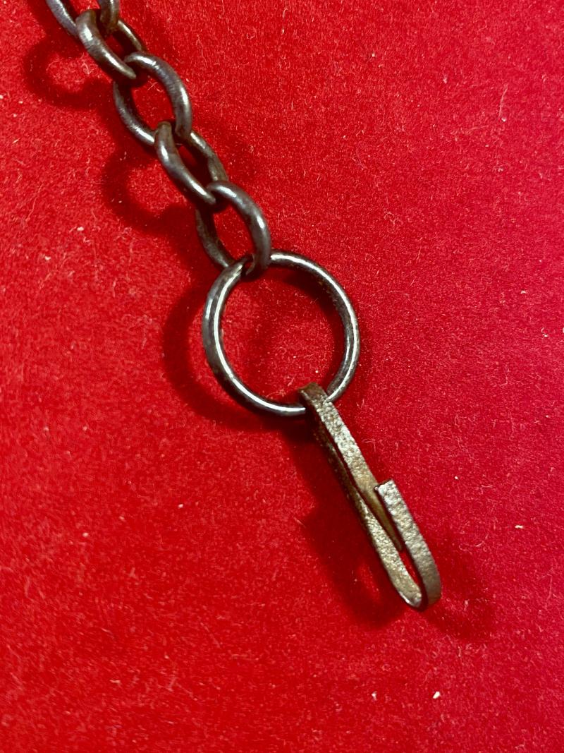 BOAS Militaria | Rare Georgian Period Cut-Steel Pocket Watch Chain c1820