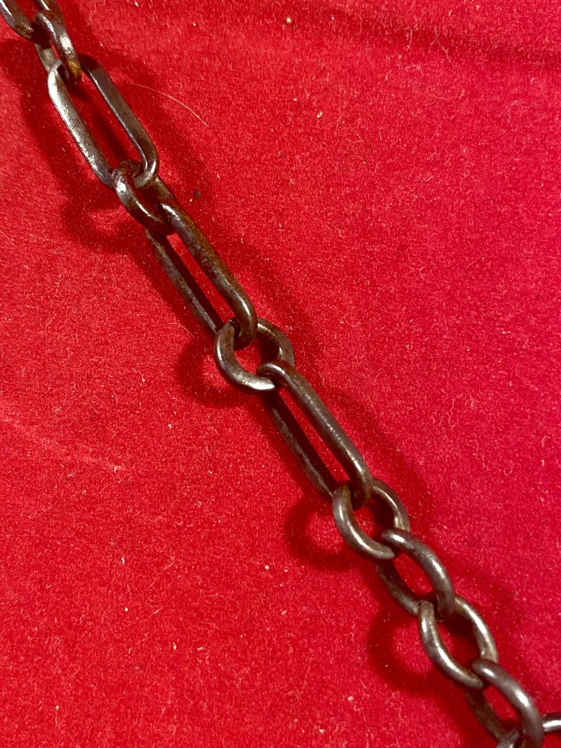 BOAS Militaria | Rare Georgian Period Cut-Steel Pocket Watch Chain c1820