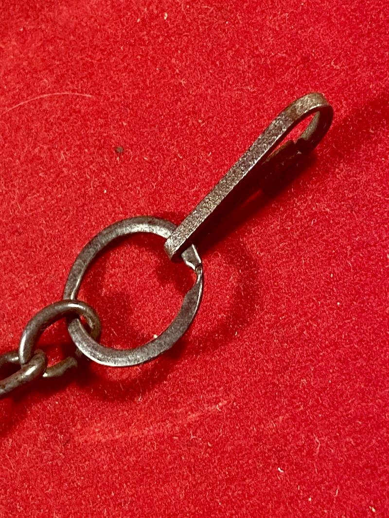 BOAS Militaria | Rare Georgian Period Cut-Steel Pocket Watch Chain c1820