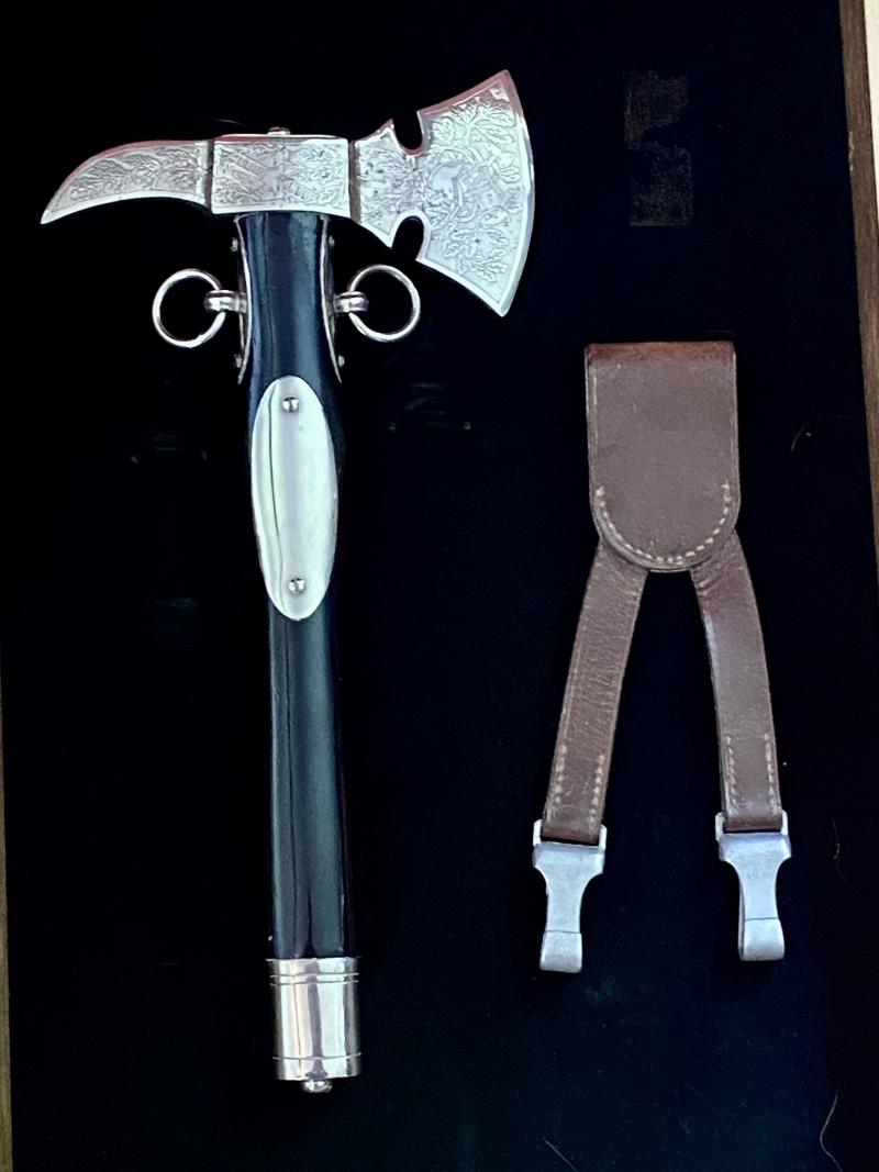 BOAS Militaria | Extra Photos of WW2 German Fireman's Presentation Axe ...