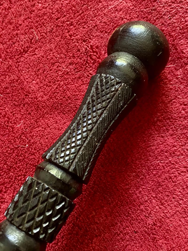 BOAS Militaria | Unusual African Carved Wooden Swagger Stick with ...