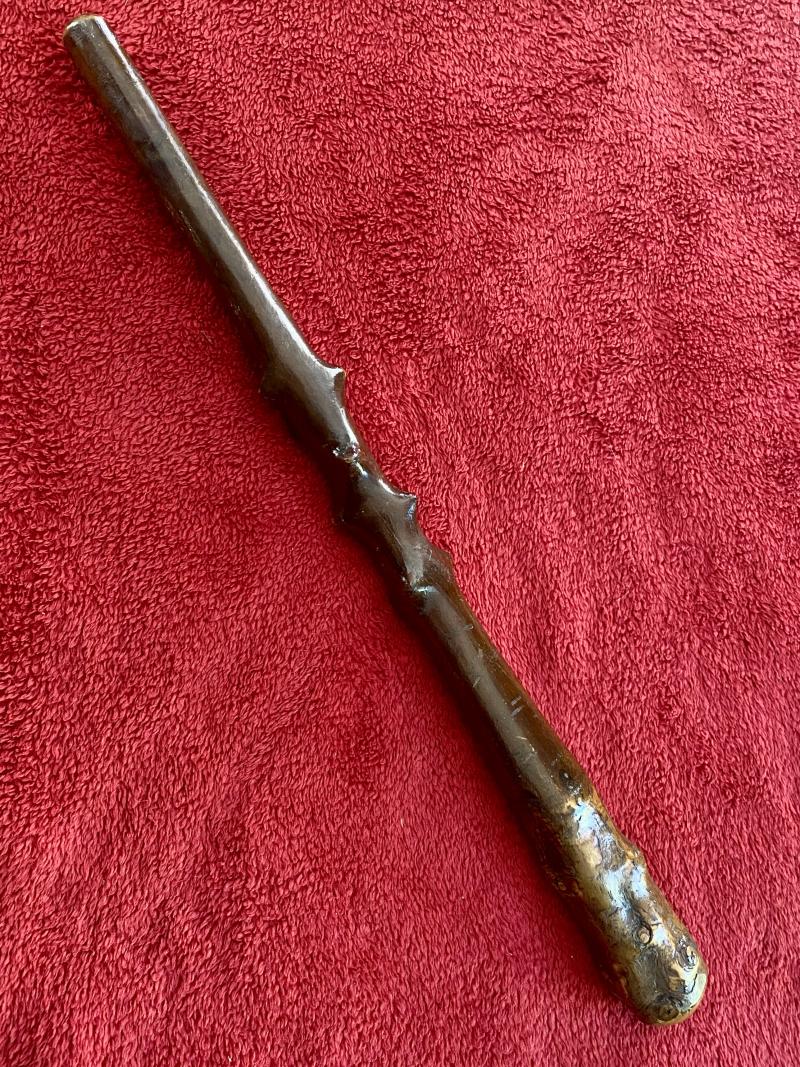 BOAS Militaria | Unusual 21” WWI Carved Wooden Trench Raiding Club with ...