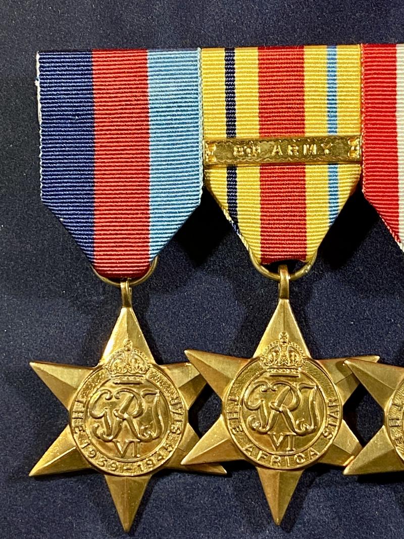 BOAS Militaria | Original Bar Mounted and Framed WW2 8th Army Medal ...