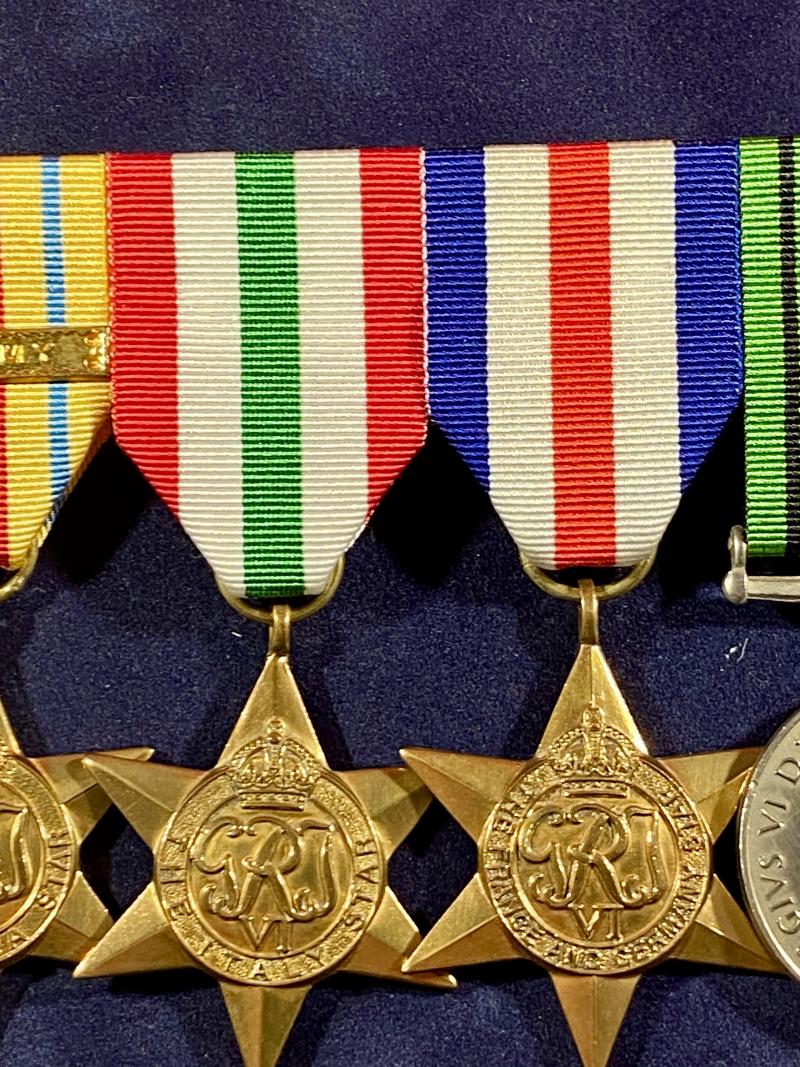 BOAS Militaria | Original Bar Mounted and Framed WW2 8th Army Medal ...