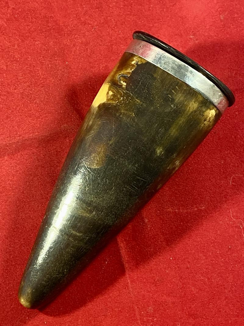BOAS Militaria | Antique Scottish Horn Snuff Mull with Silver Fittings ...